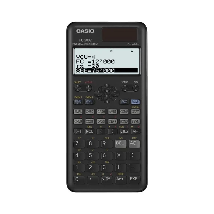 CASIO FC-100V-2 Financial Calculator – Advanced Functions for Business ...