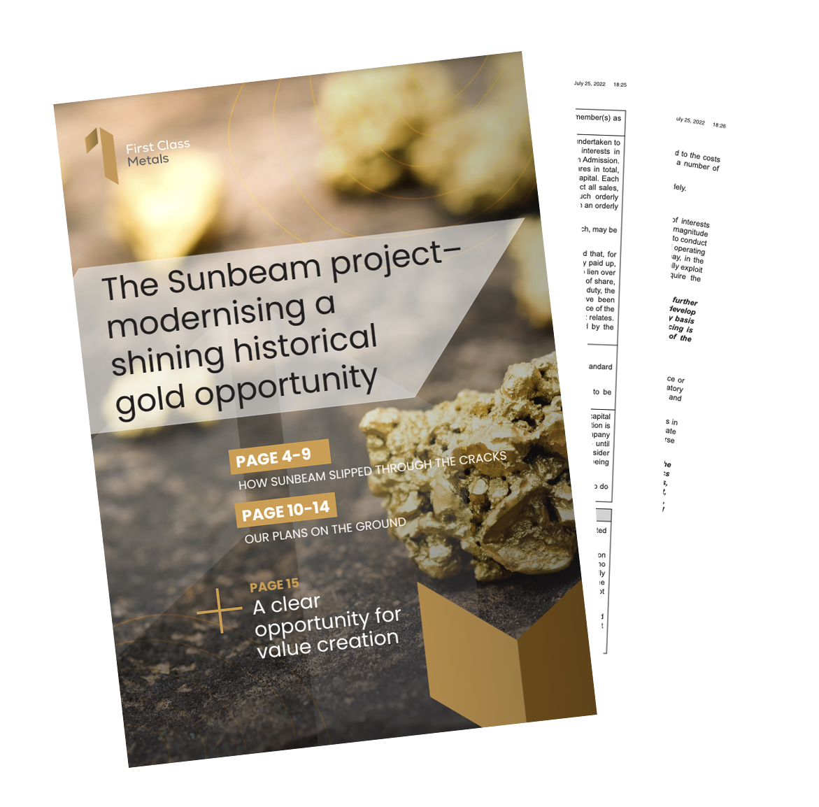 Prospectus — First Class Metals - Award-winning metal exploration in ...