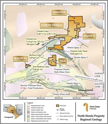 North Hemlo (Au, Ni, Mo, Cu) — First Class Metals - Award-winning metal ...