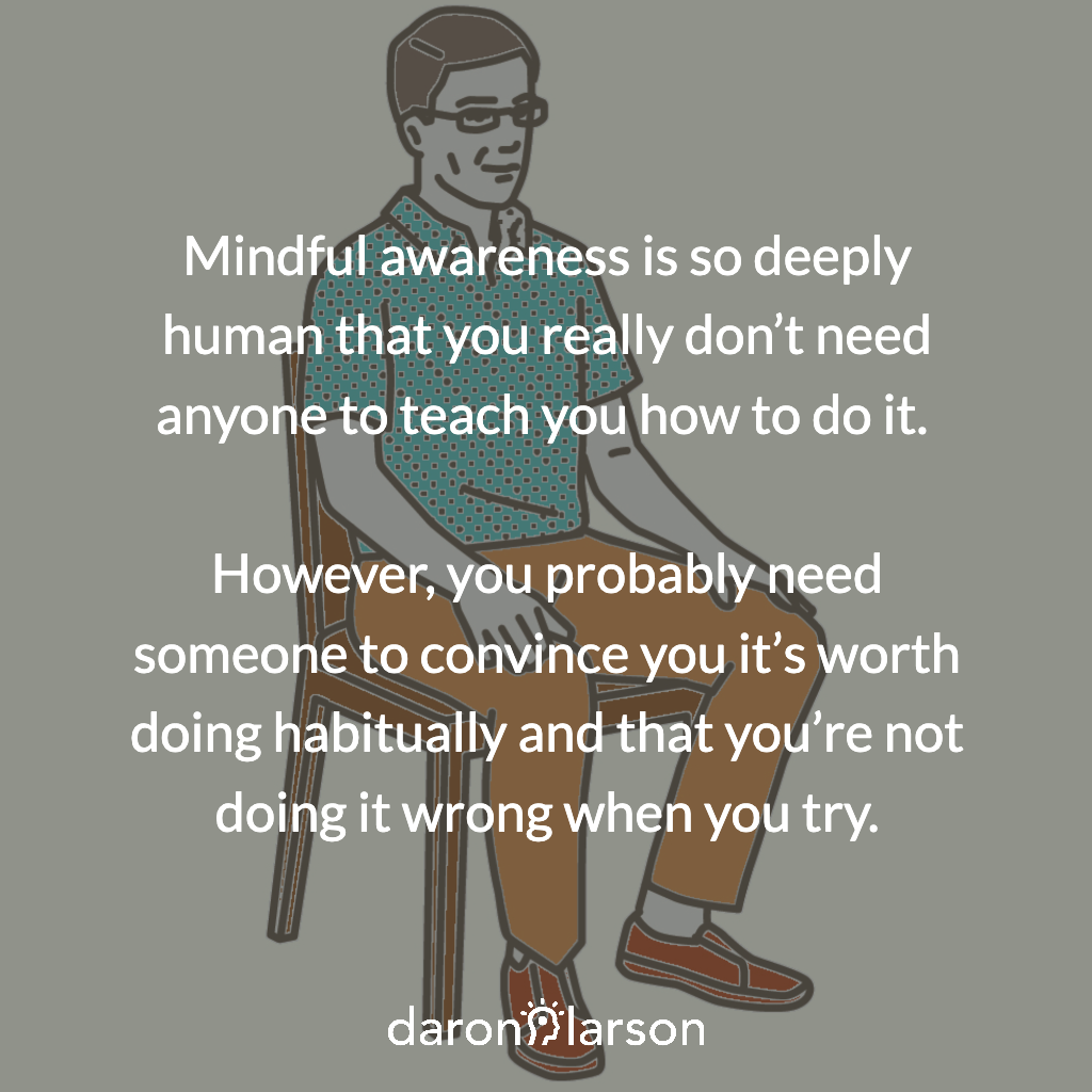 It Seems Too Simple — Daron Larson, Mindfulness Coach