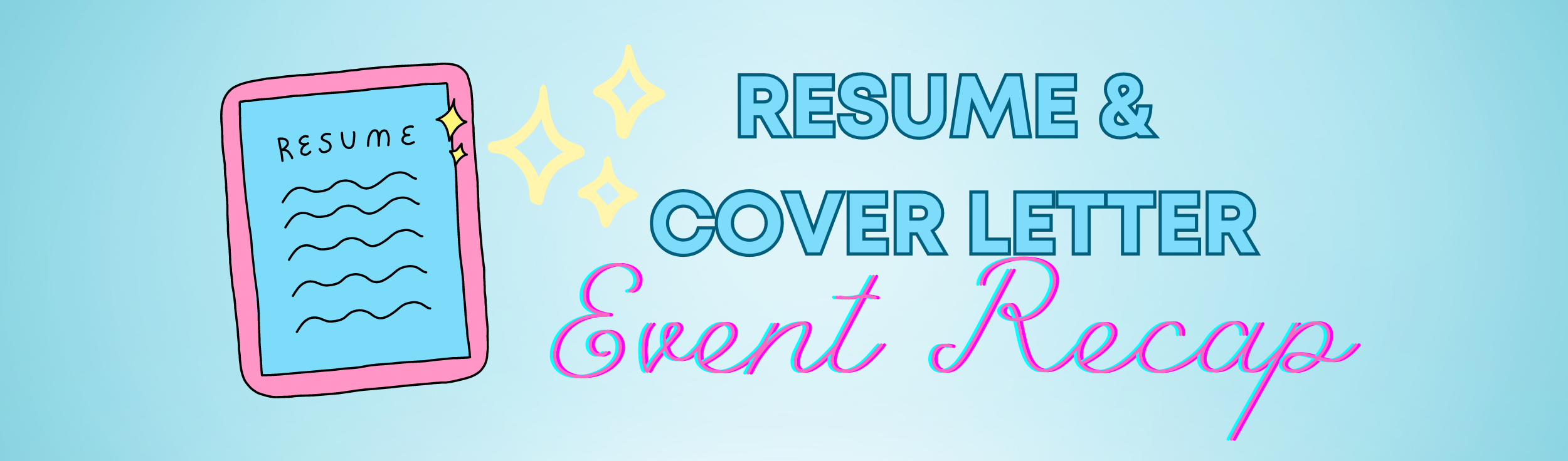 Resume and Cover Letter Workshop Recap — 50/50 Leadership