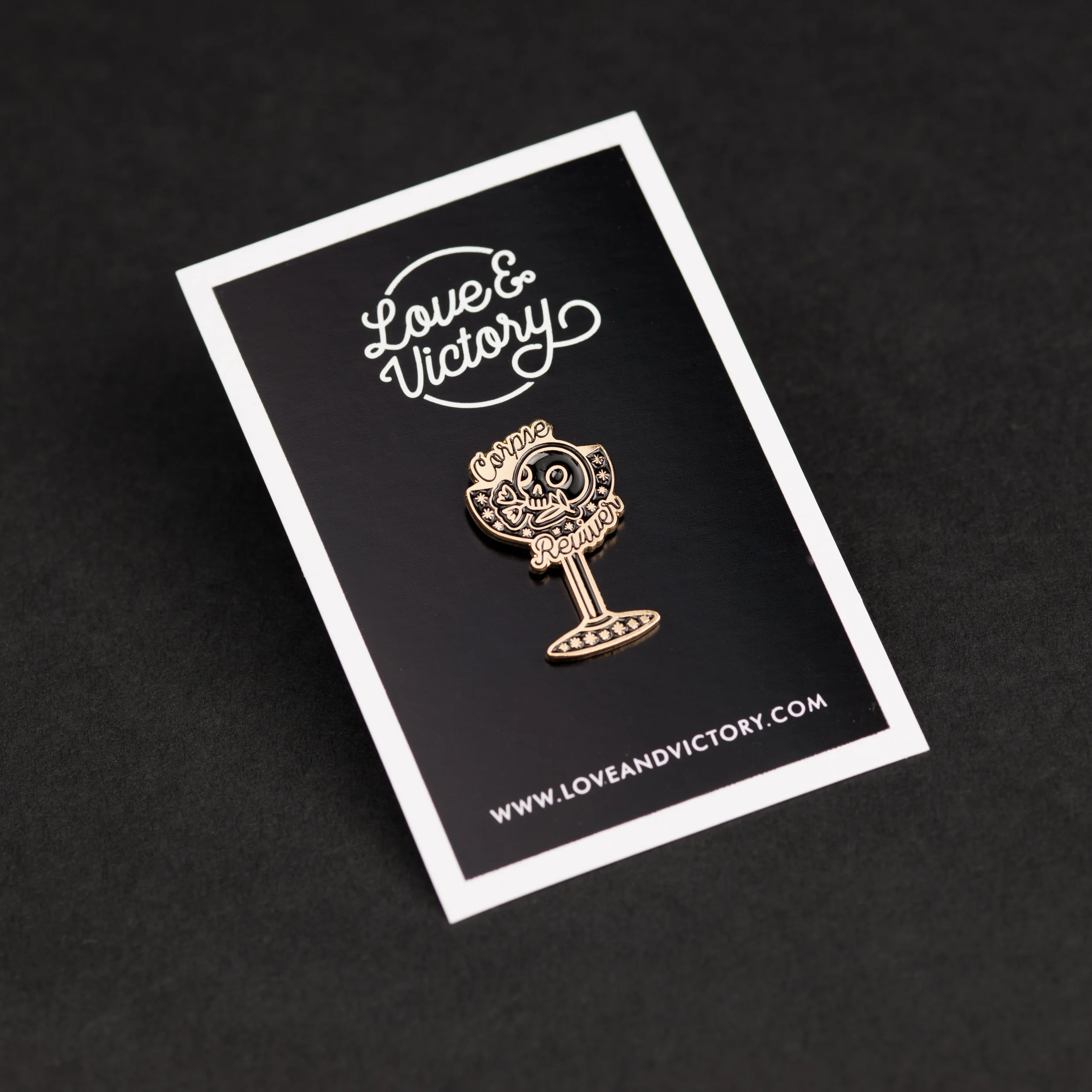 Old Fashioned Cocktail Pin — Love & Victory