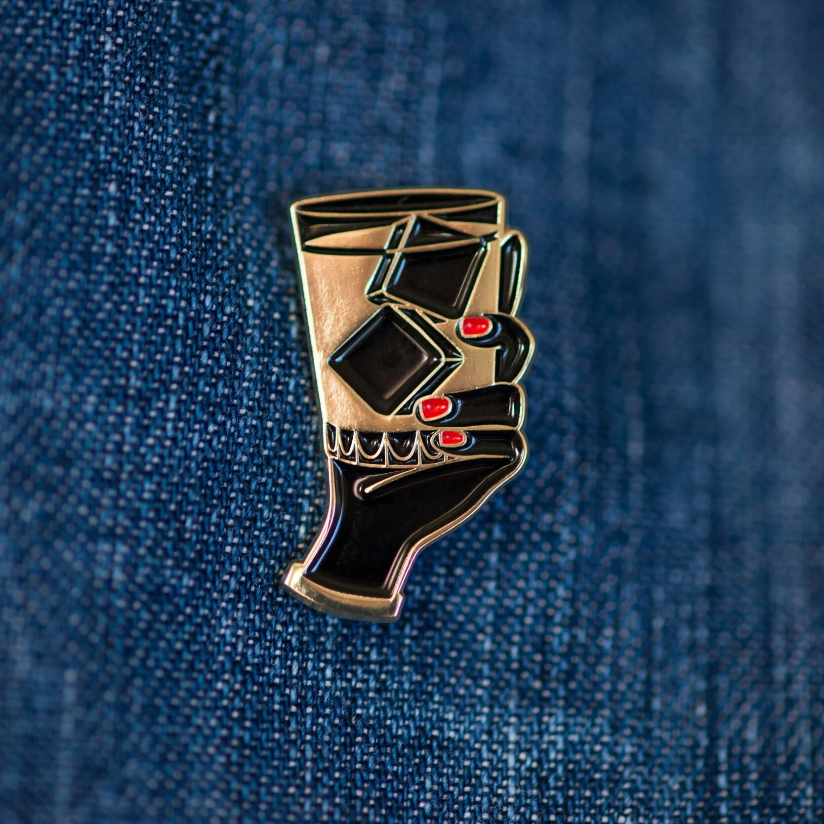 Old Fashioned Cocktail Pin — Love & Victory