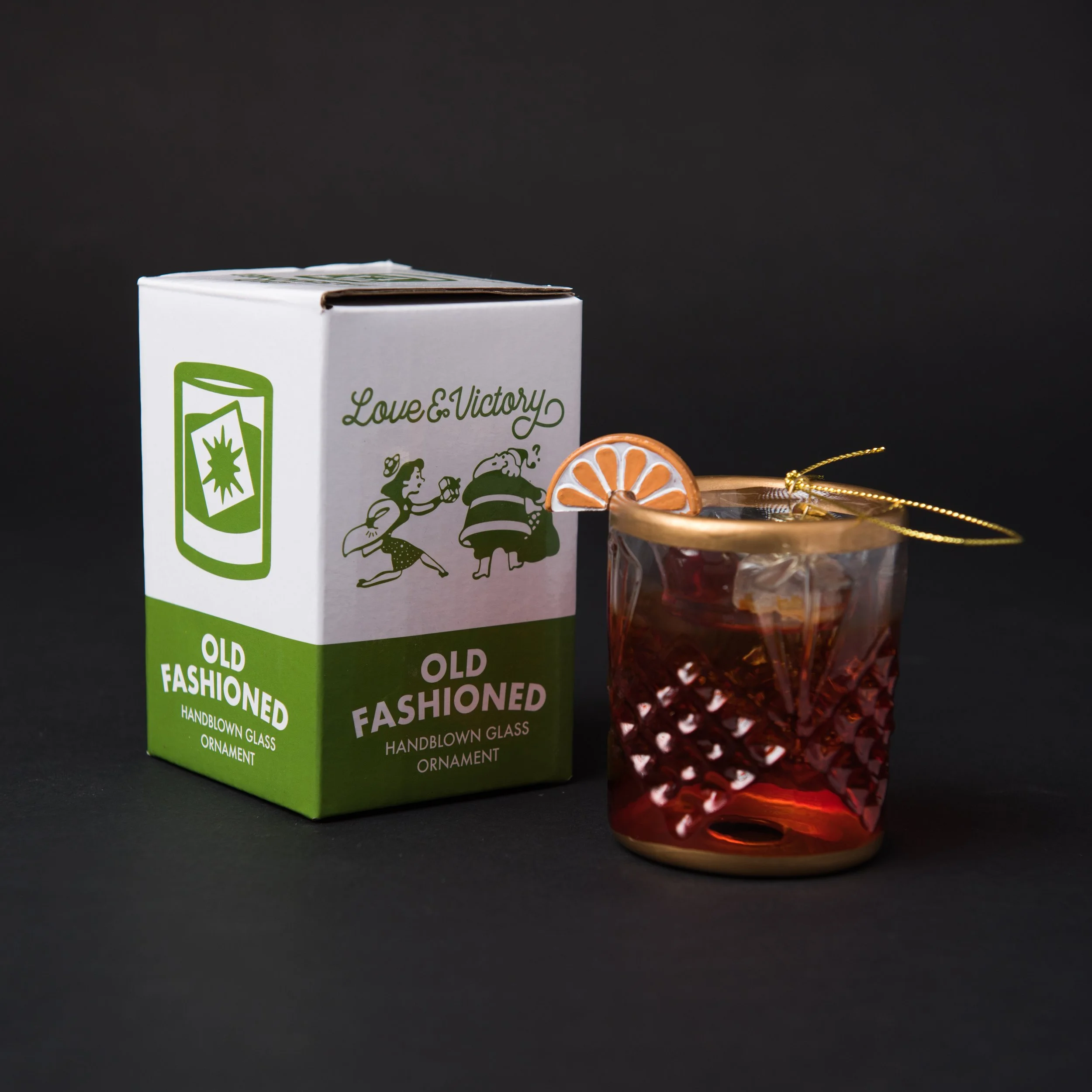 Old Fashioned Cocktail Pin — Love & Victory
