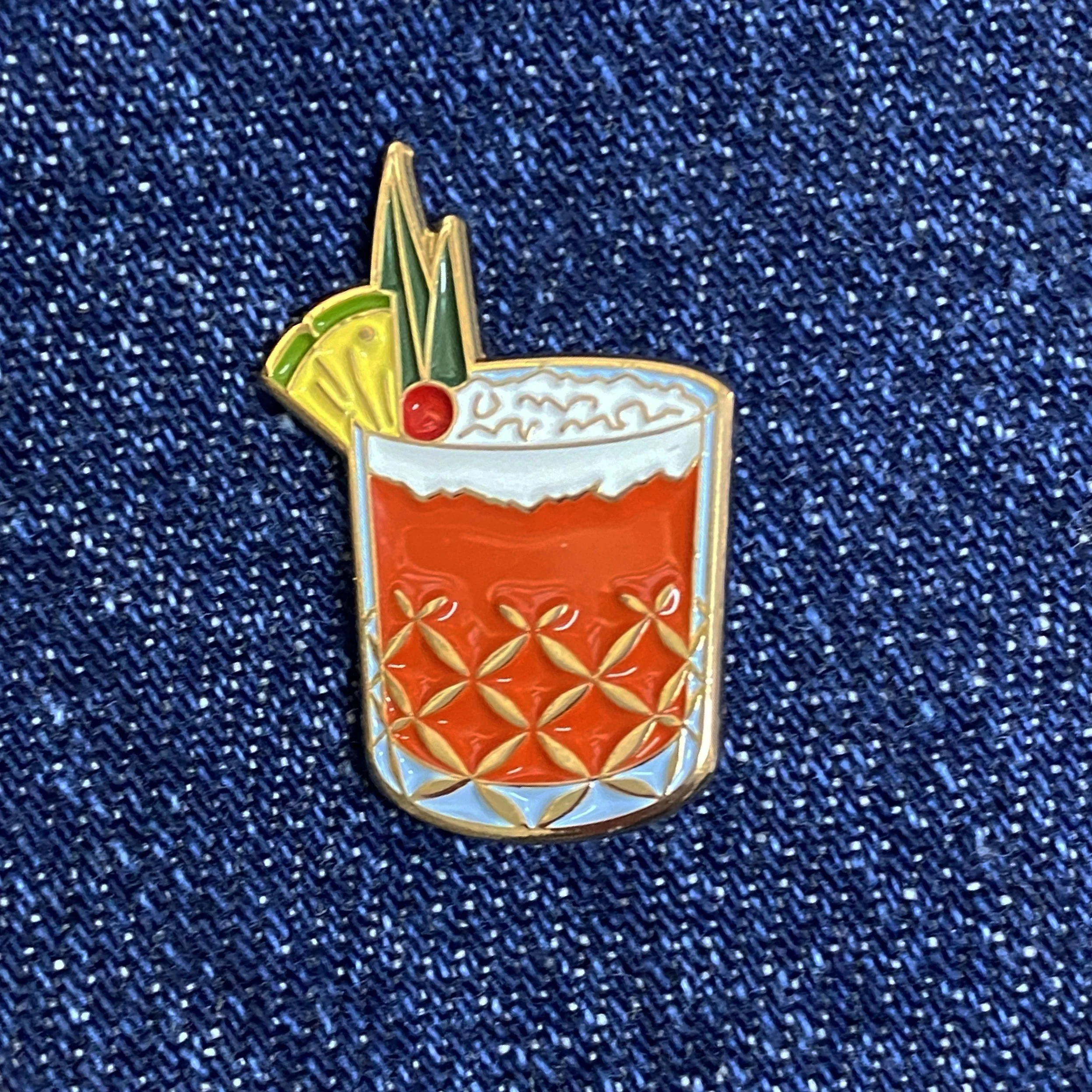 Aperol Spritz Cocktail Pin — Love & Victory