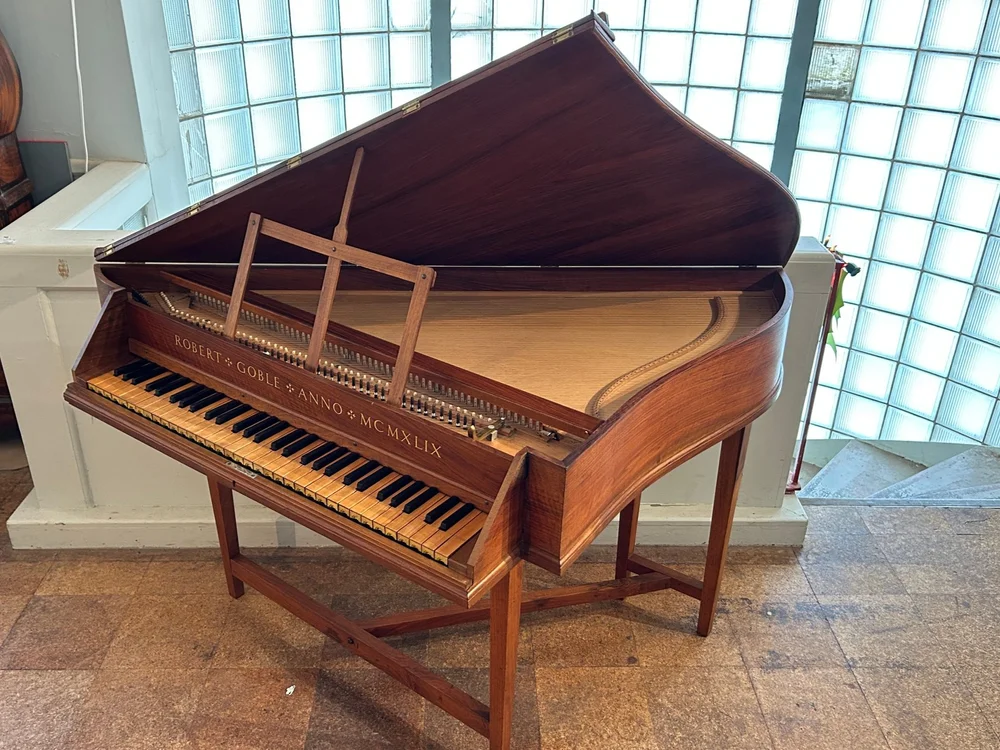 SOLD: 1949 Goble Spinet — $3,800 — Zuckermann Harpsichords