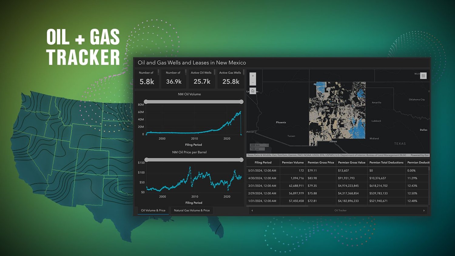 Oil + Gas Wells and Leases Tracker | RS21