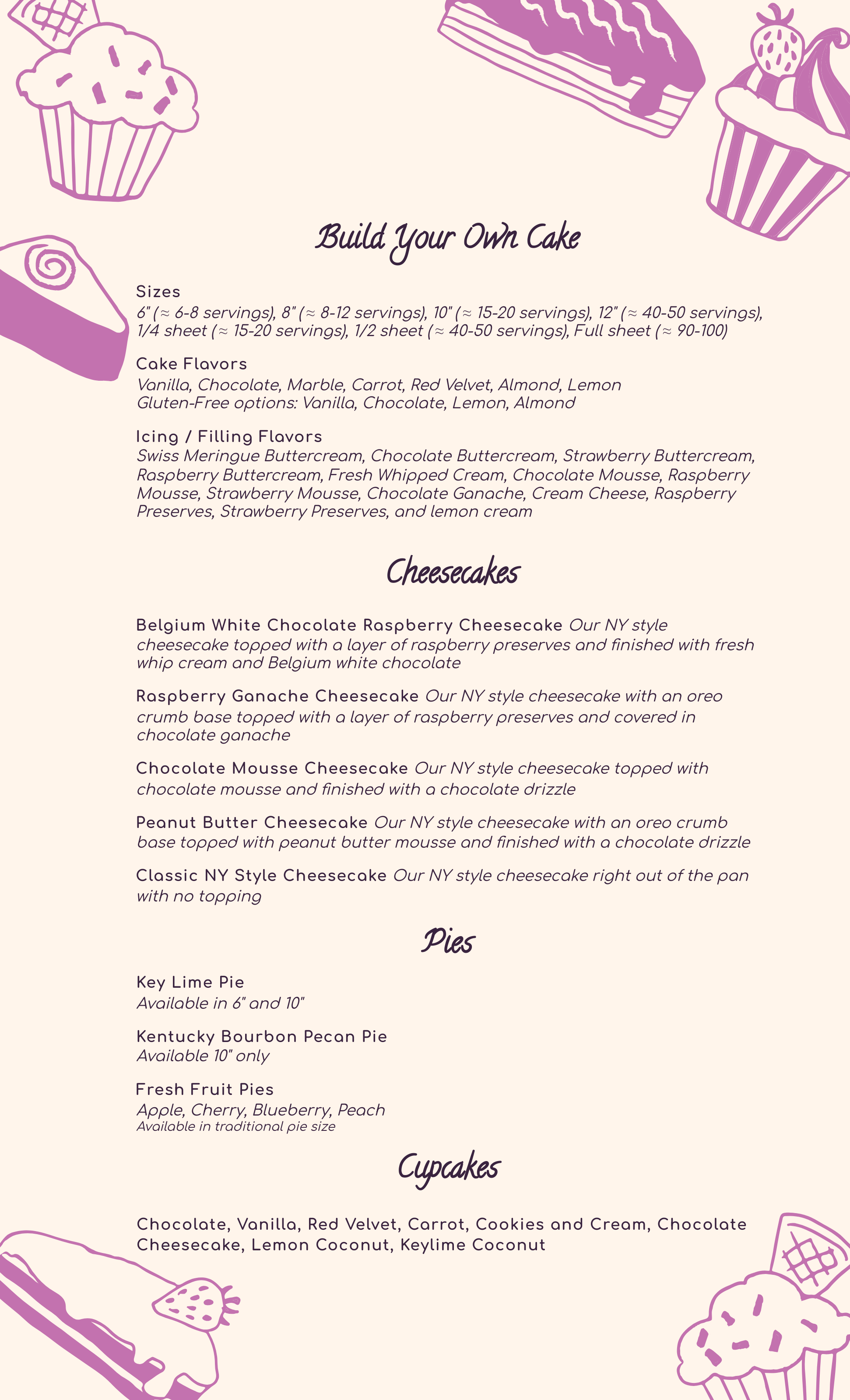 General 5 — Tullio's Bakery