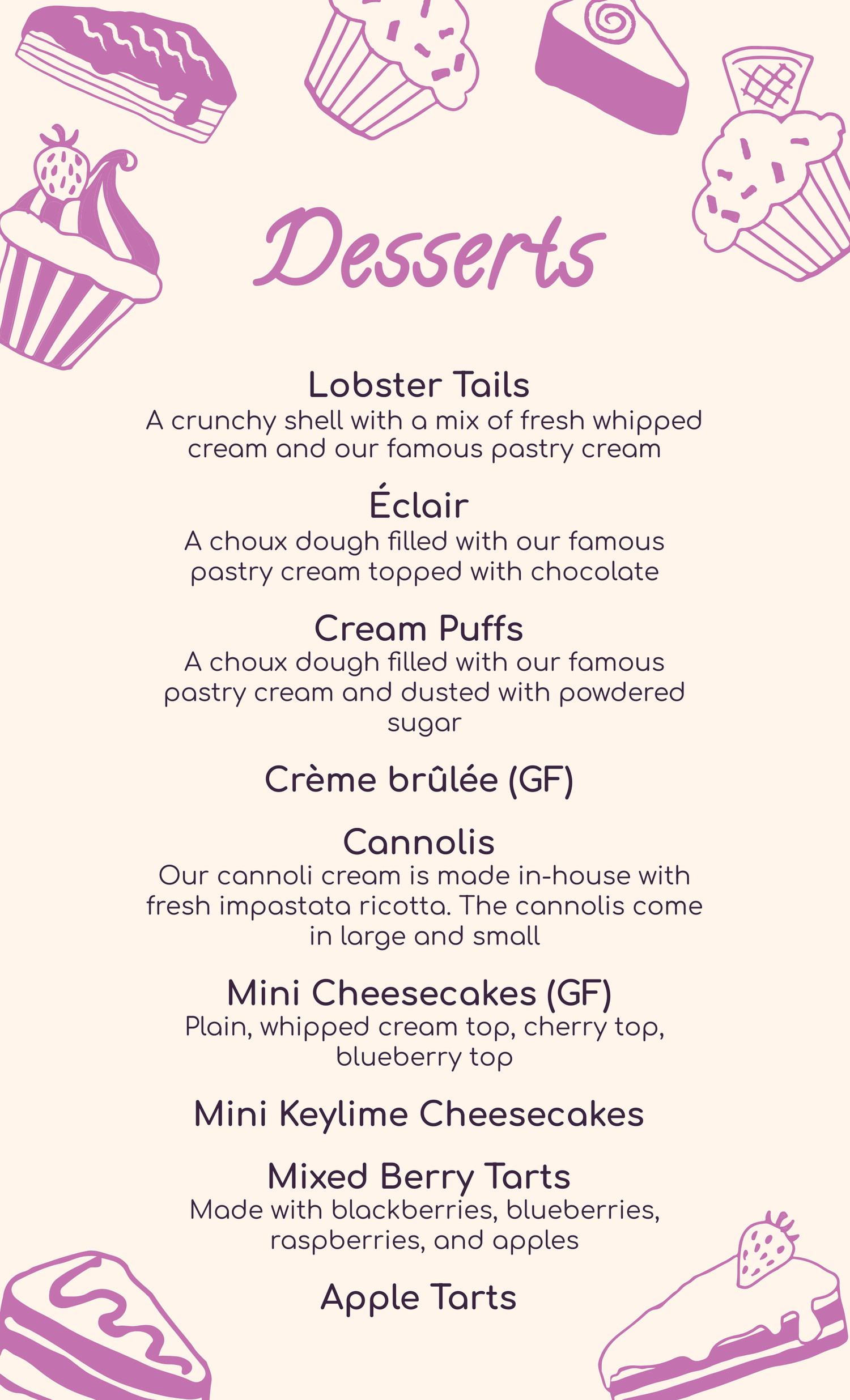 General 5 — Tullio's Bakery