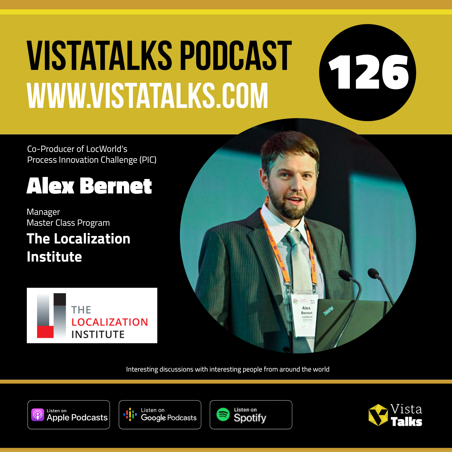Episode 126 - Alex Bernet — VISTATALKS