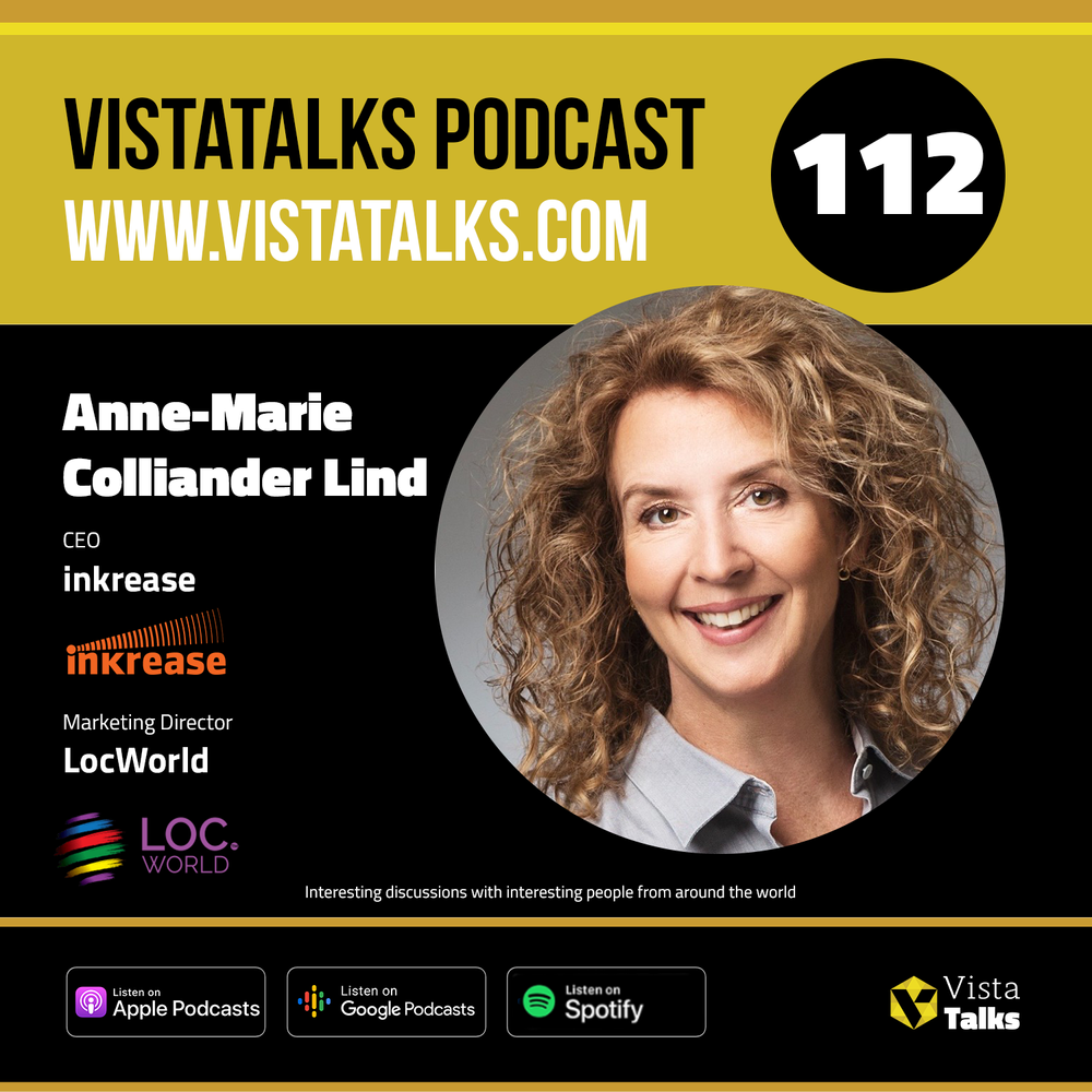 Episode 112 - Anne-Marie Colliander Lind — VISTATALKS
