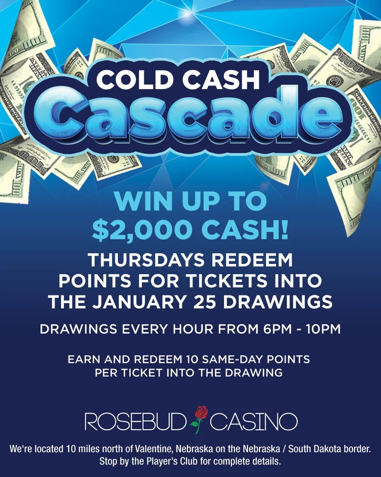 Cold Cash Cascade — Rosebud Casino