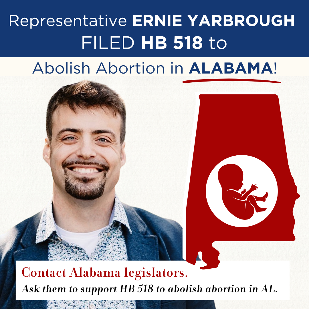 Representative Ernie Yarbrough Files Bill to Abolish Abortion in ...
