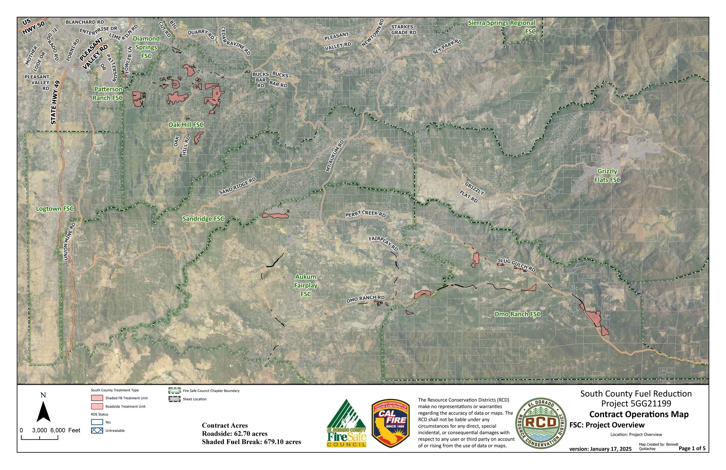 South El Dorado County Fuel Reduction Project — RCD