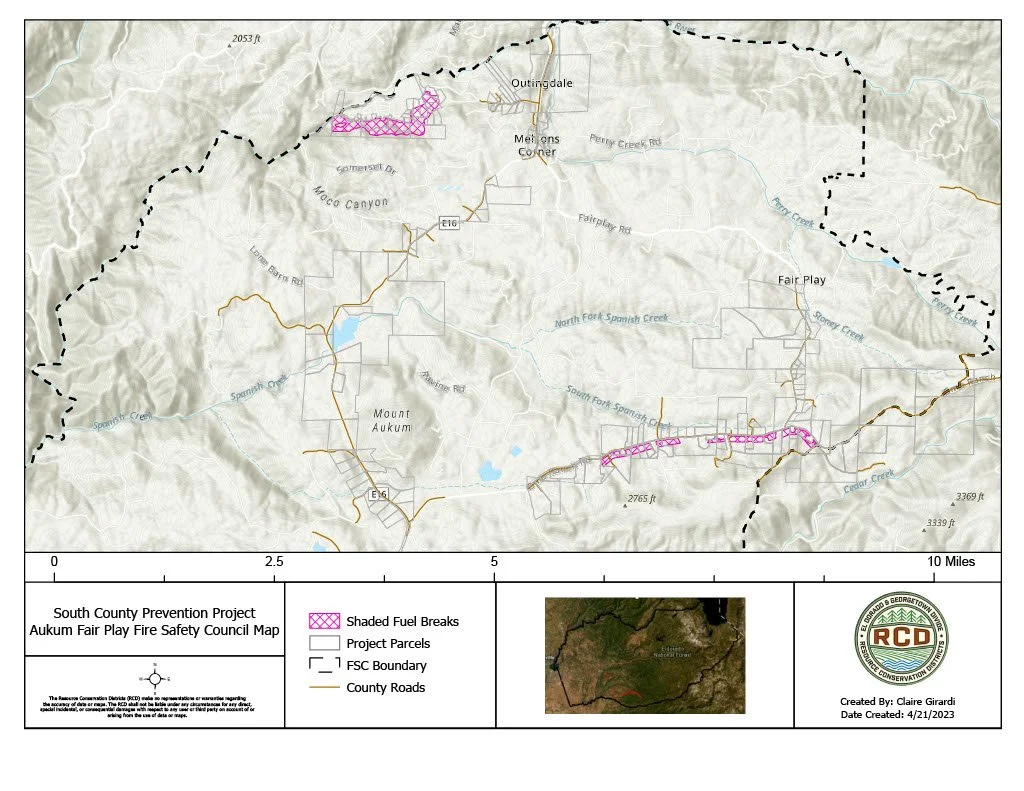 South El Dorado County Fuel Reduction Project — RCD