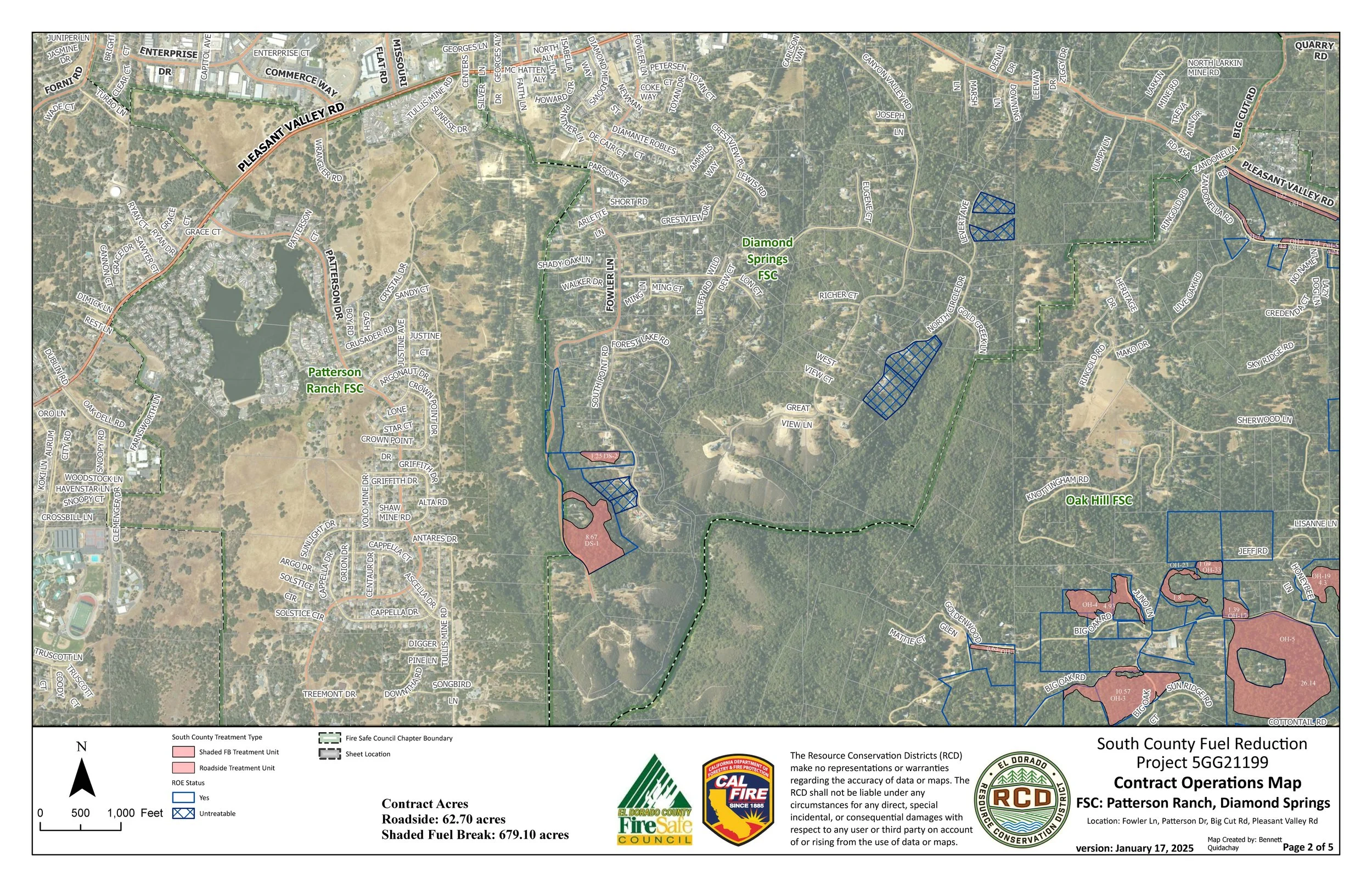 South El Dorado County Fuel Reduction Project — RCD