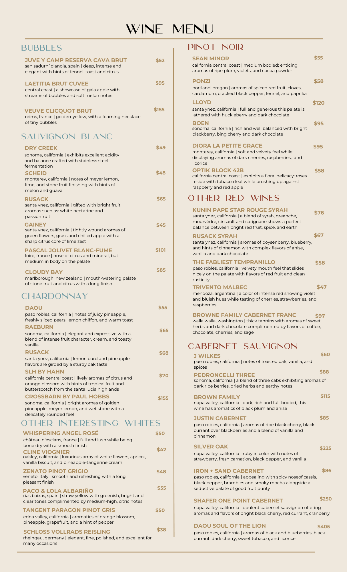 Ox & Ocean | Fine Dining and Fresh Seafood on Mandalay Beach — Zachari ...