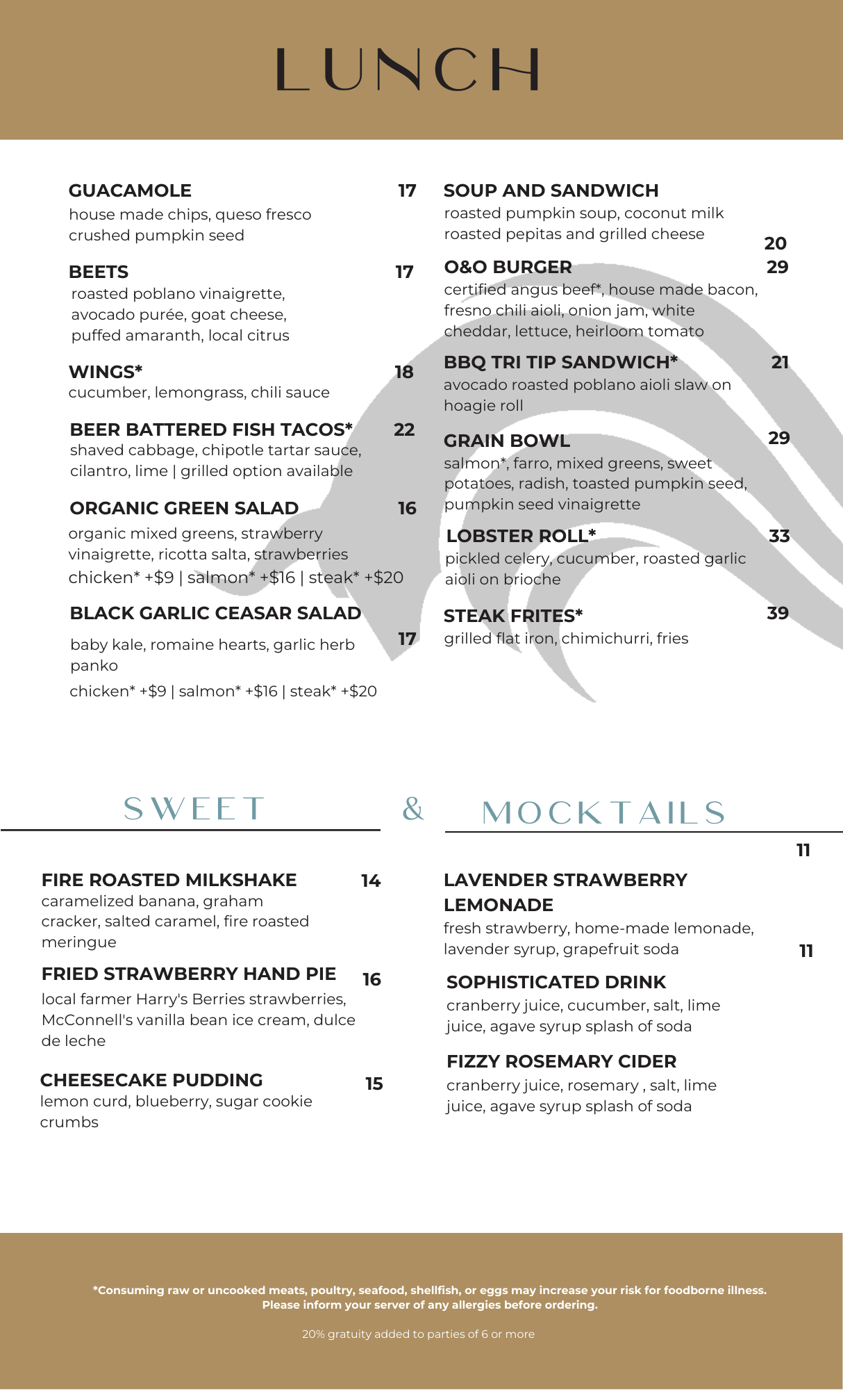 Ox & Ocean | Fine Dining and Fresh Seafood on Mandalay Beach — Zachari ...