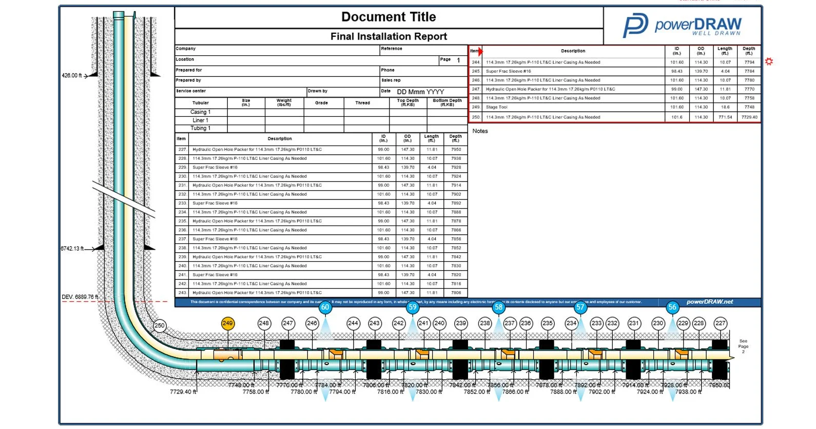 Well Schematic Drawing Software and Wellbore Diagrams