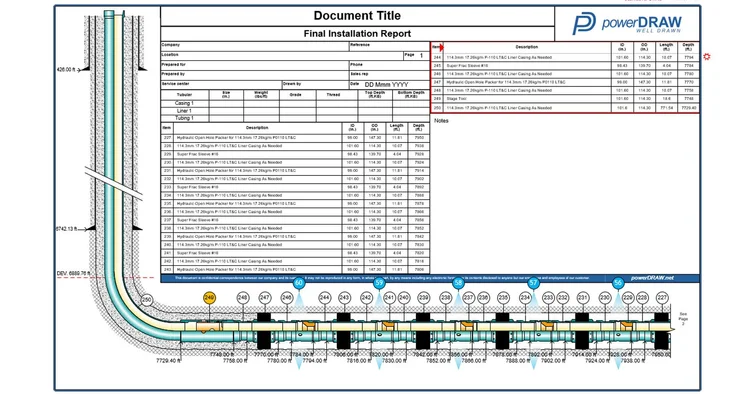 Well Schematic Drawing Software and Wellbore Diagrams