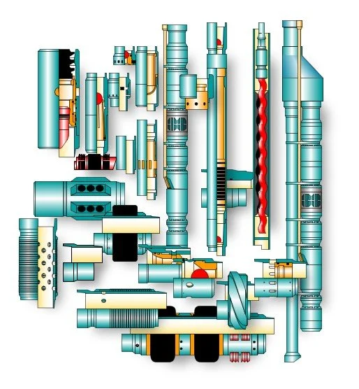 Downhole Drawings and Diagrams Of Open Hole Completions — powerdraw