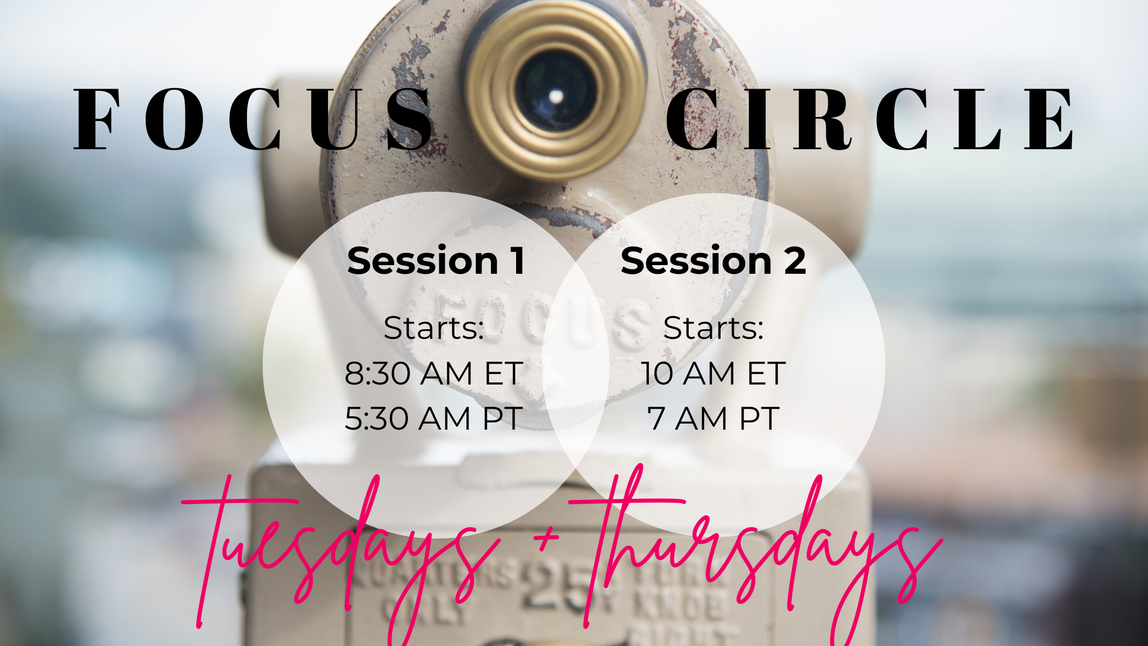 Focus Circle Community — Tammi Salas