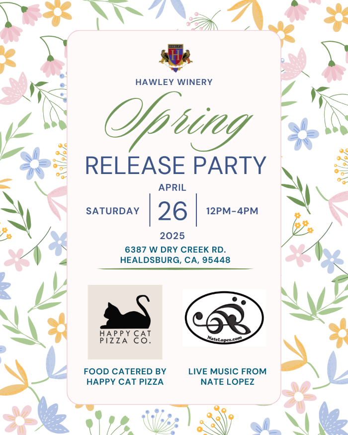 Spring Release Party — Hawley Winery