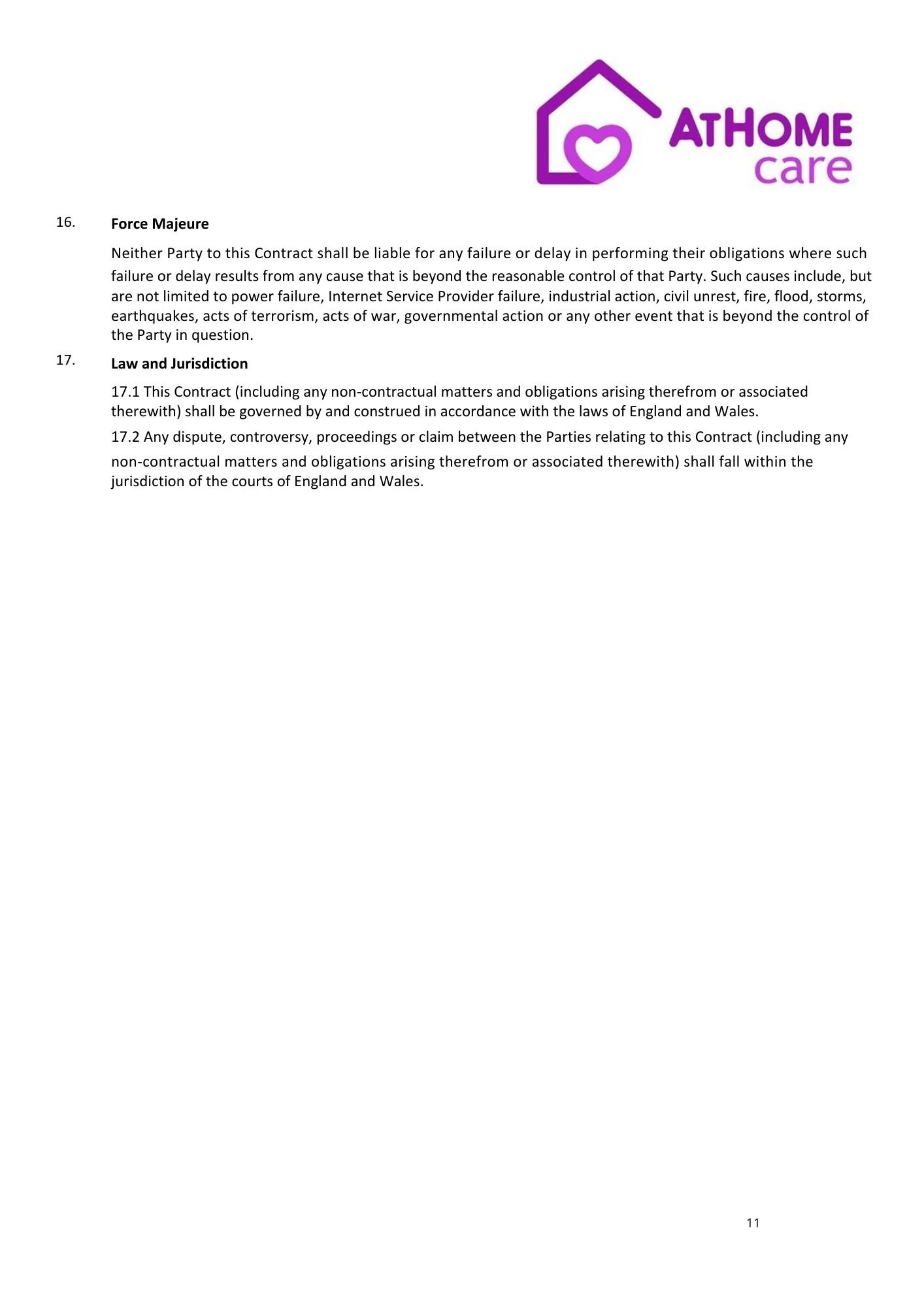 CLIENT REGISTRATION - TERMS AND CONDITIONS — Home Care Introduction ...