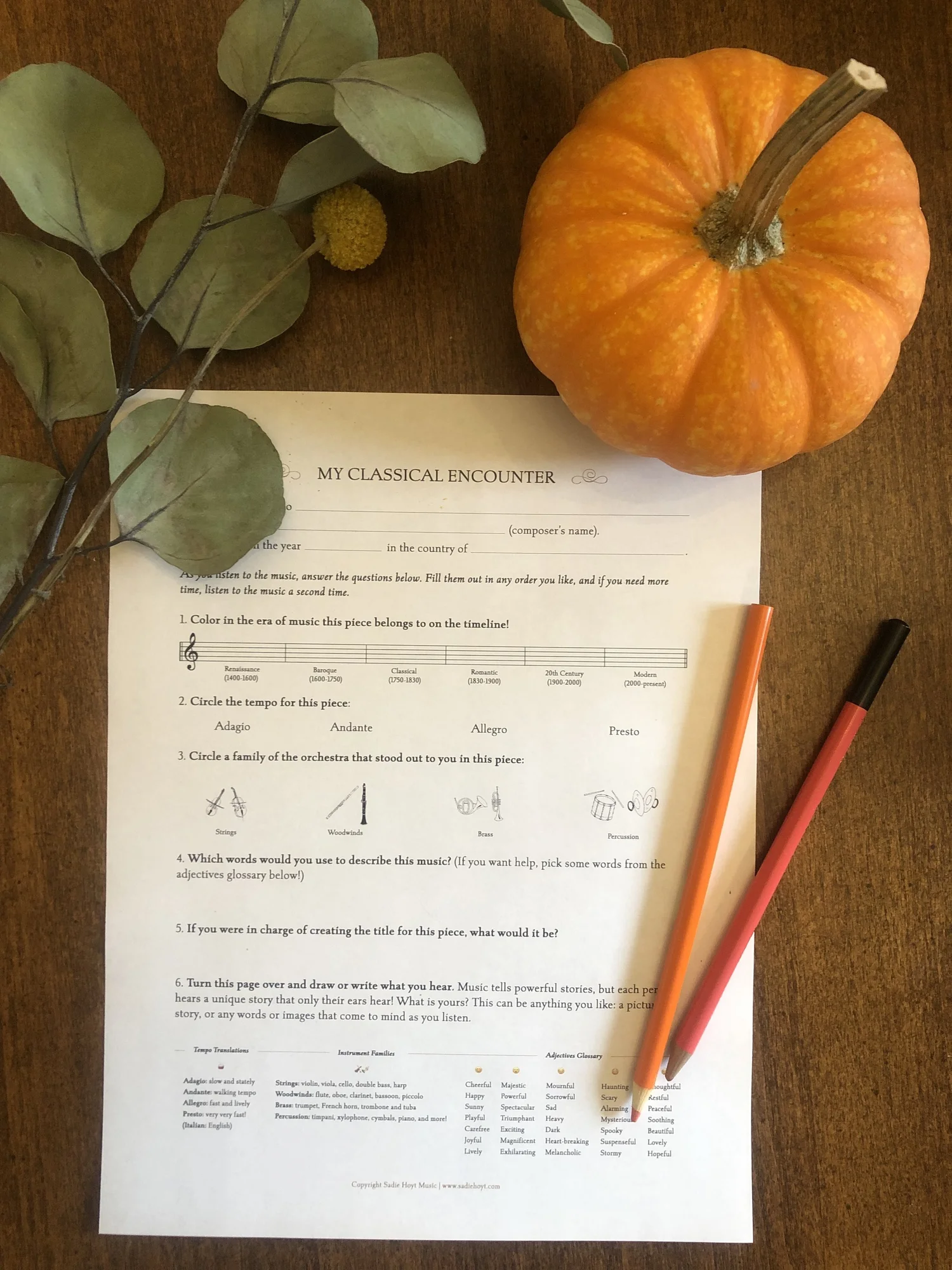 Classical Music Resources for the Home and Classroom