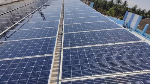 Airtel Pollachi, India | 95.8kWp Rooftop Solar — candi