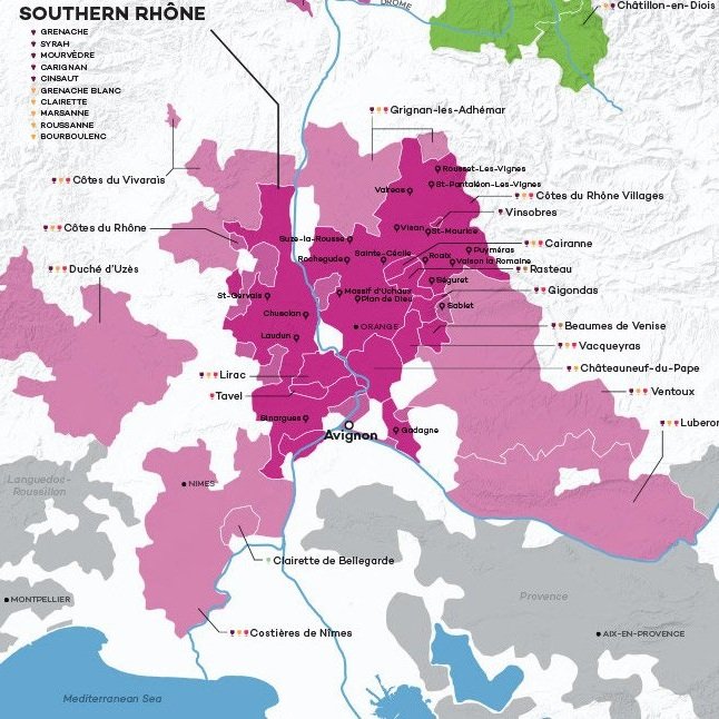 Rhône Valley wines | Northern Rhône | Southern Rhône — Winekeller ...