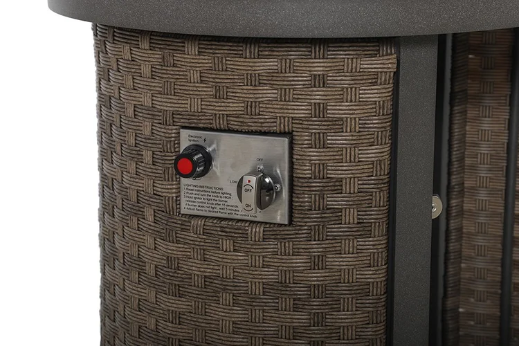 Newport 4-piece Patio Wicker Sofa Set with Swivel Glider Recliners ...