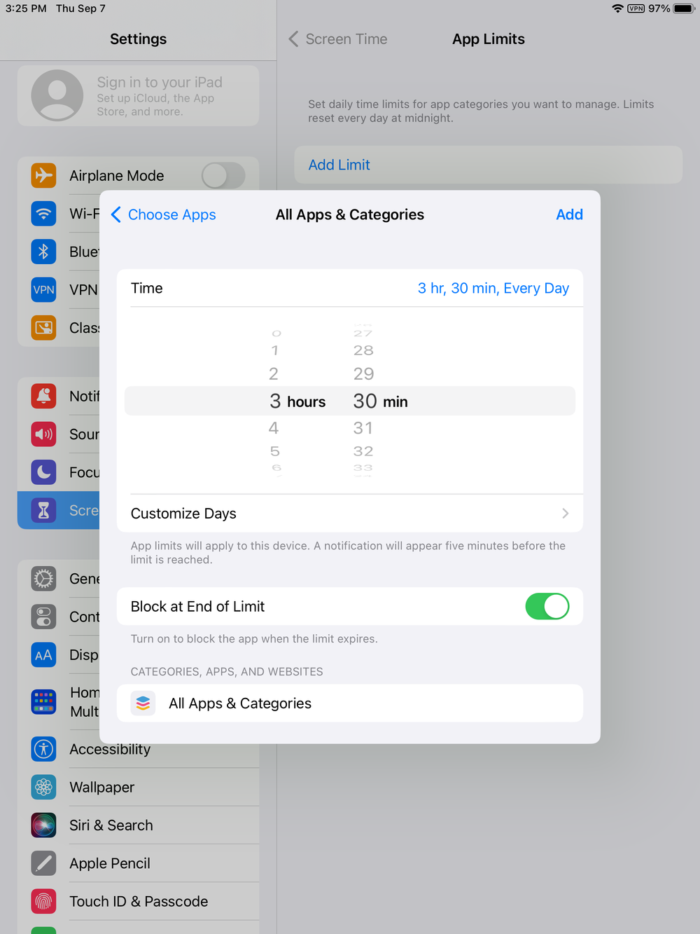 Using the Built-in “Screen Time” Tool on the School iPad — ScreenSense