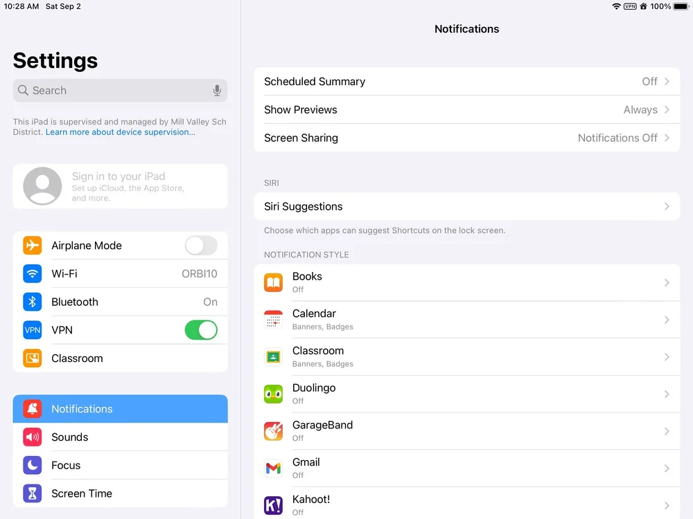 Optimizing Notification Settings on the School iPad | Enhance ...