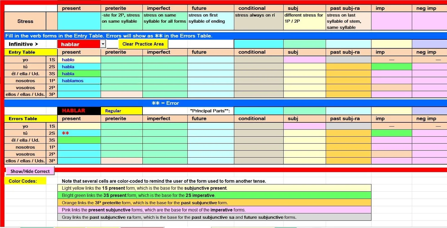 Spanish VerbMaster — LanguageMaster