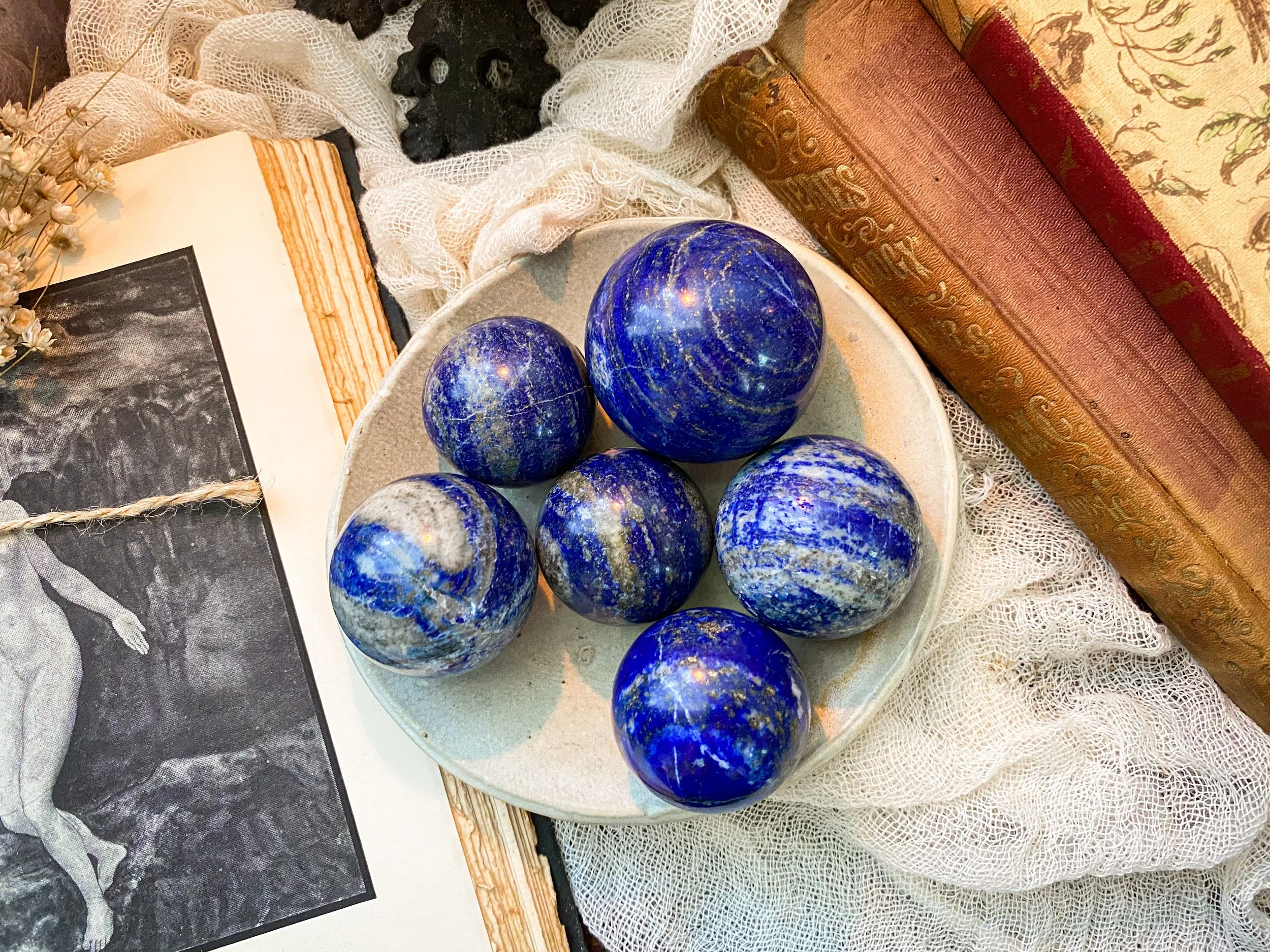 Lapis Lazuli Points — ASTATULA CANDLE CO.