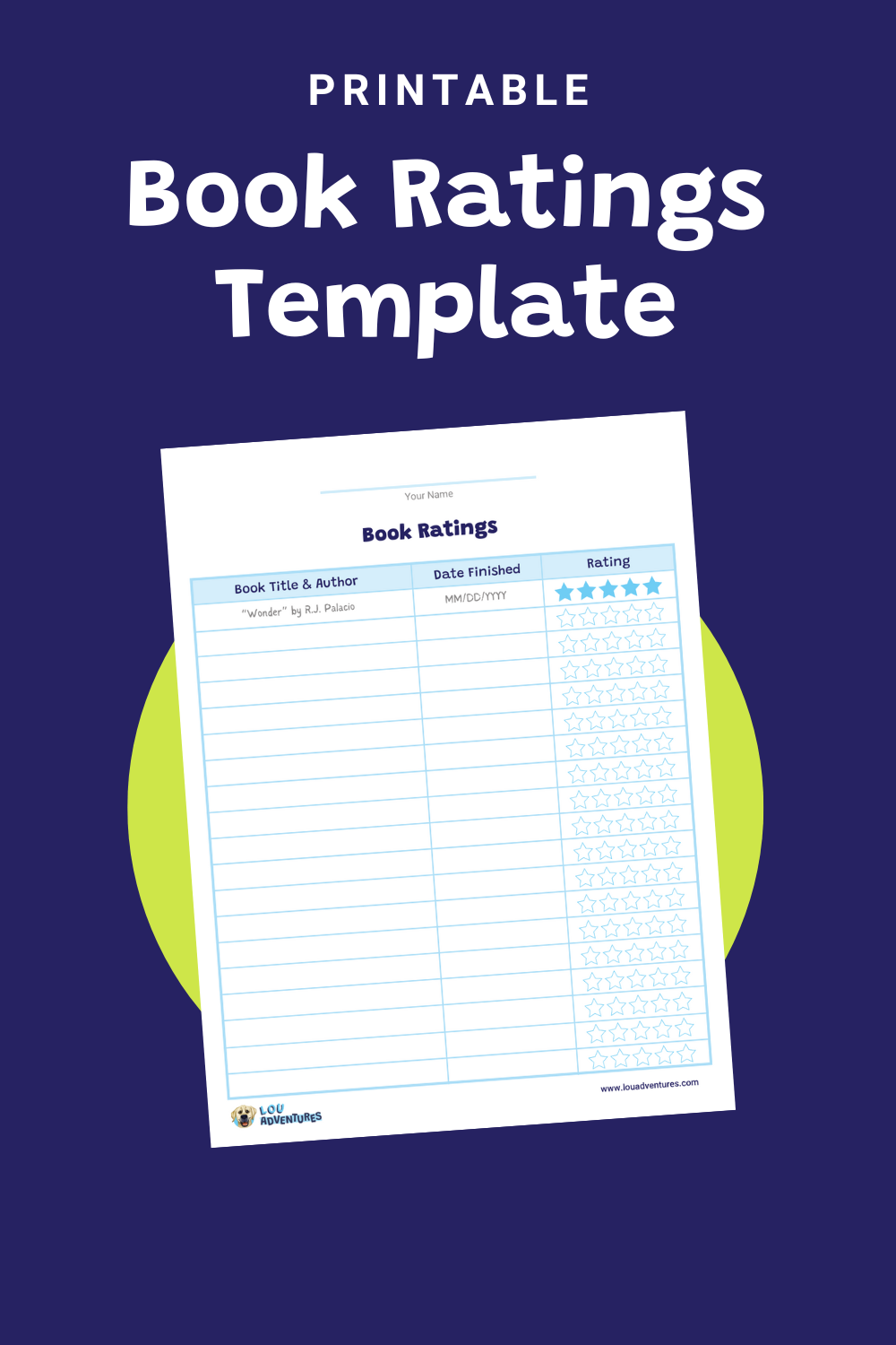 Lou Adventures Reading Support Hub for Kids