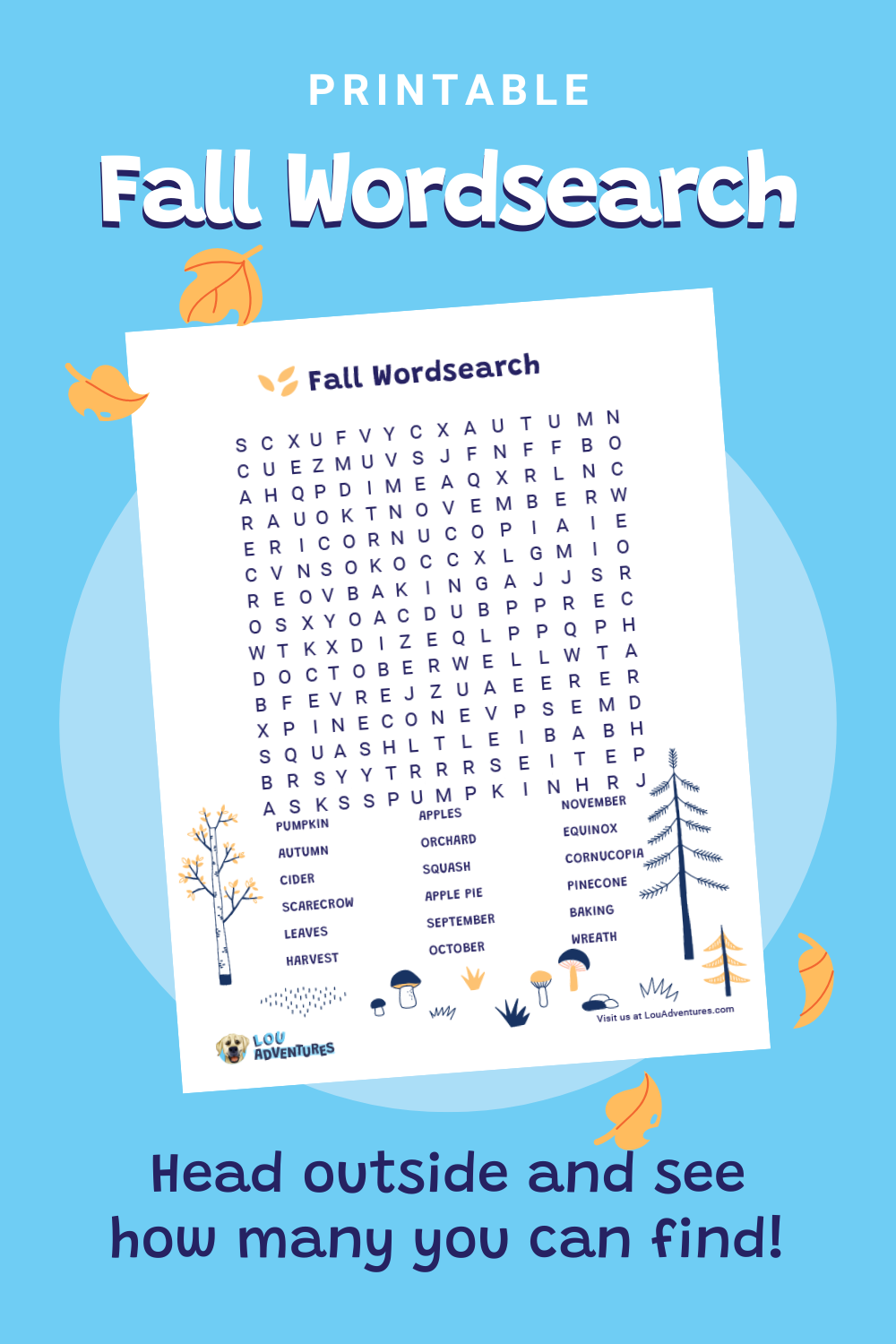 Lou Adventures Kids Activities