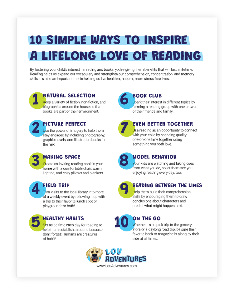 Inspire a Life Long Love of Reading List