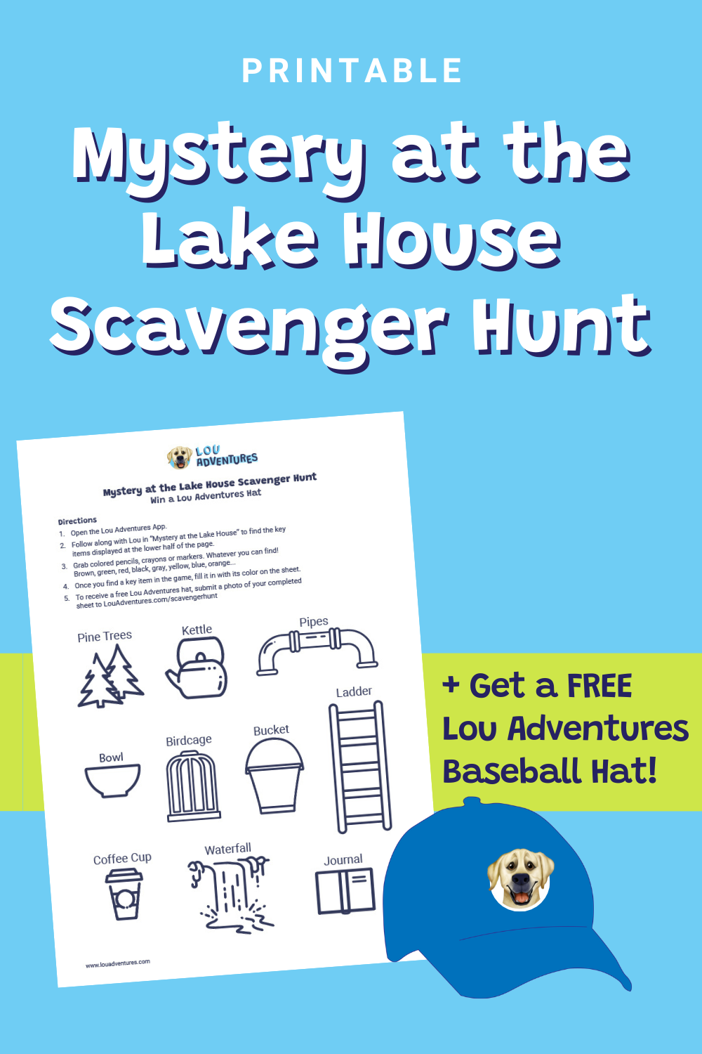 Lou Adventures: an Interactive Learning Story for Kids
