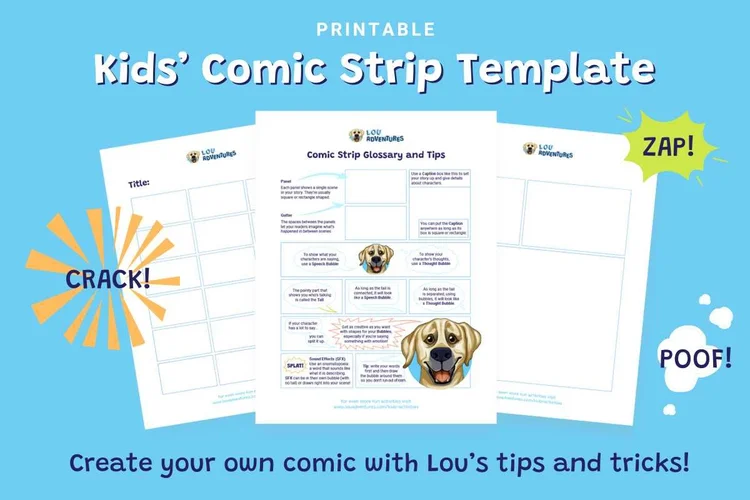 Free Kids Activity Comic Strips