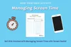 Free Kids Activity Managing Screen TIme