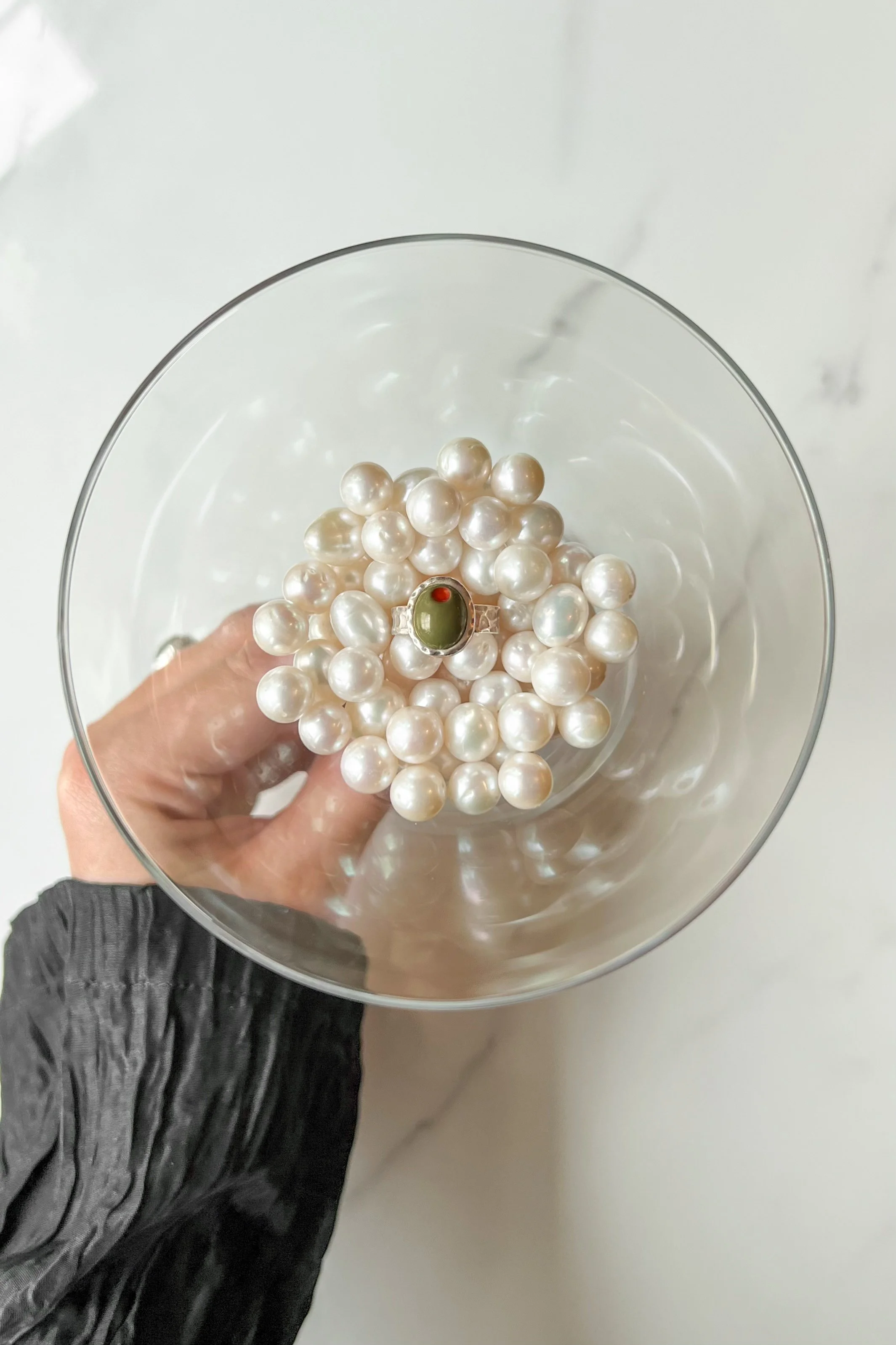 Martini Ring | Olive Cocktail Ring — Fleurs de Fitz