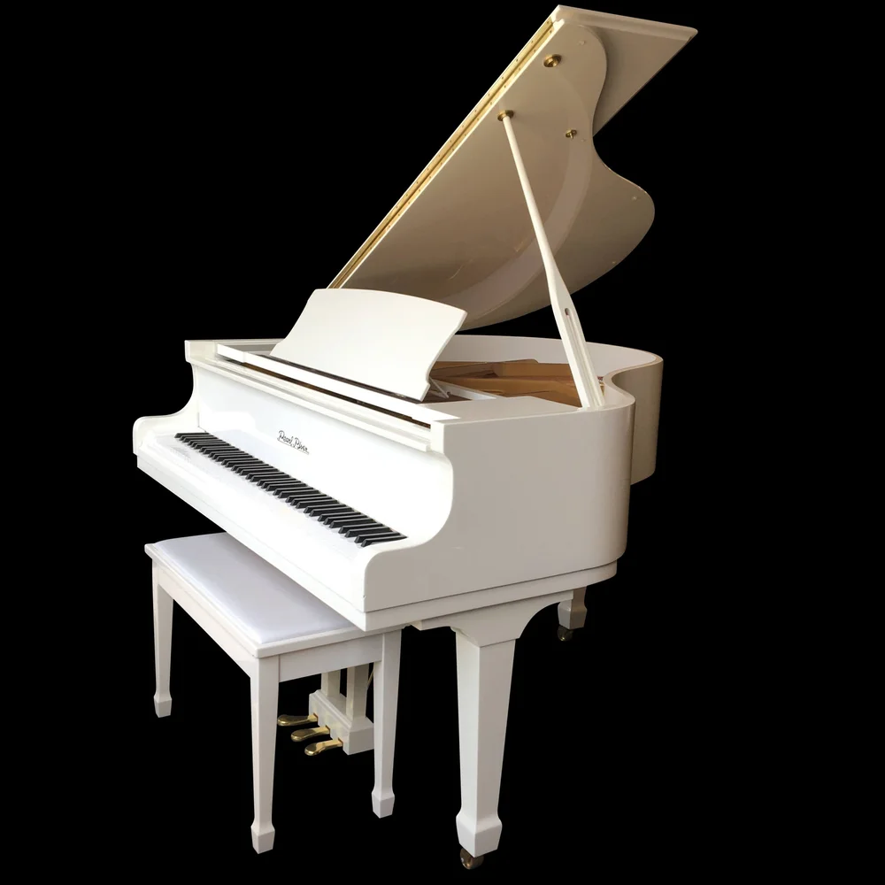 White Baby Grand Piano Steinway
