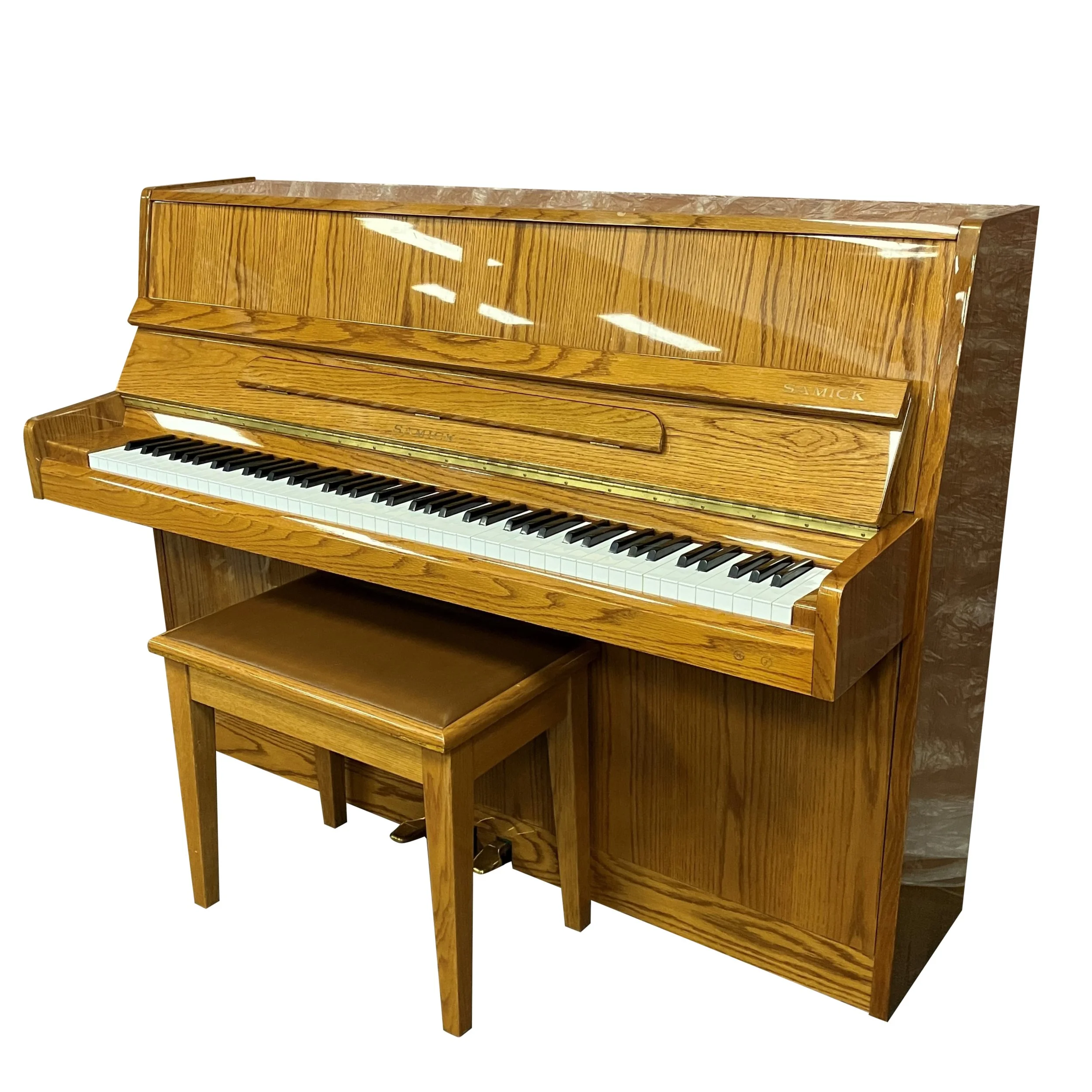 Samick 43" Continental Console Model SU-108P — Upcycle Piano Craft