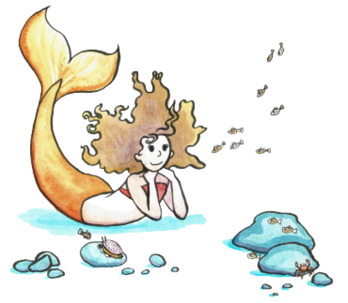 Mermaid Scientist by Claudia Makeyev