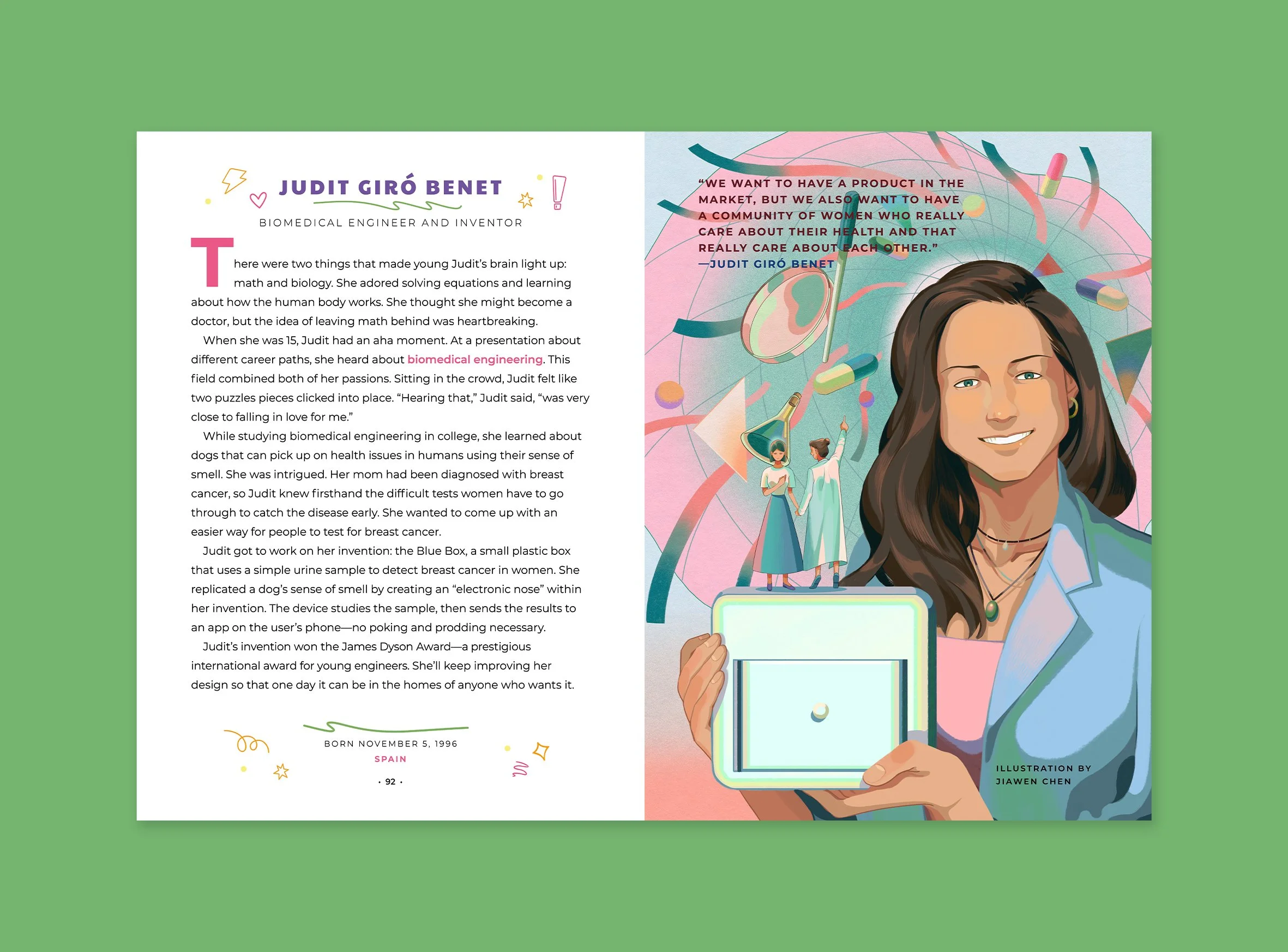 Rebel Girls 100 Inspiring Young Changemakers | Caper Illustration ...