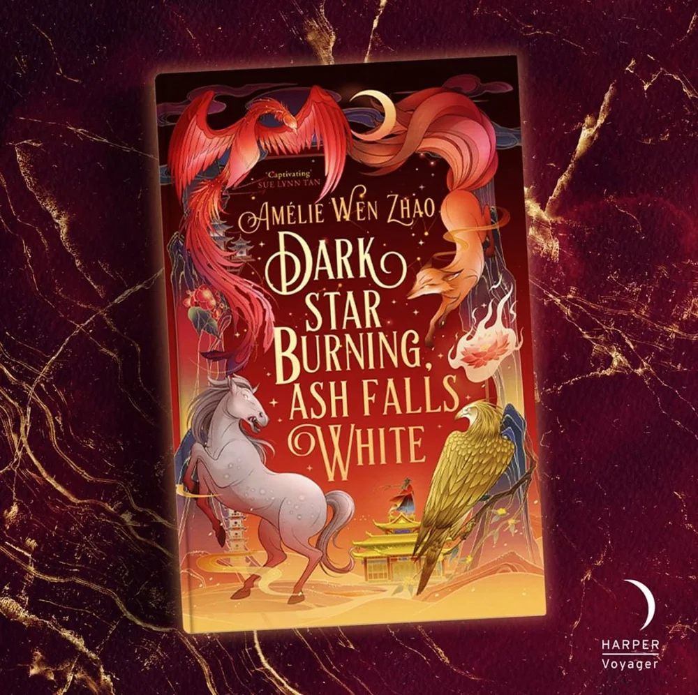 Harper Collins Book Cover: Dark Star Burning, Ash Falls White | Caper ...