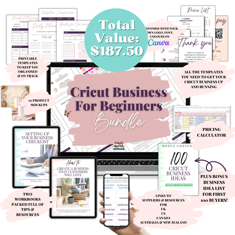 Editable Vinyl Price List — Vinyl Decal School