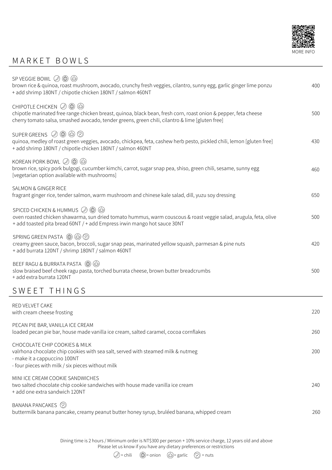 英文菜單｜Sugar Pea — Sugar Pea